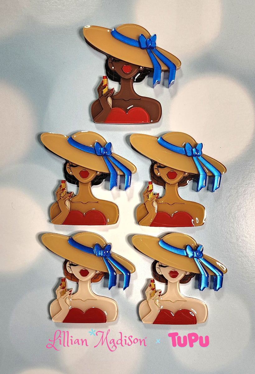 Tupu Empress Brooch - Red Top – Lillian*Madison